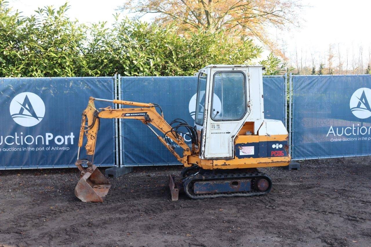 Minigraver Komatsu PC05-5 Diesel 13pk | Auctionport