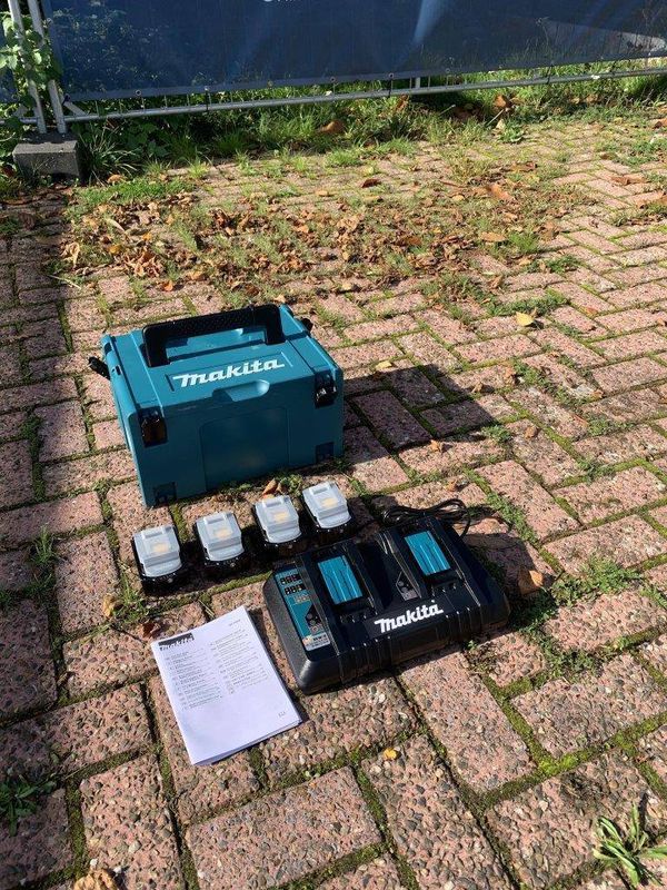 Pack batterie 4x18V 6AH Double chargeur Makita Makpac | Auctionport