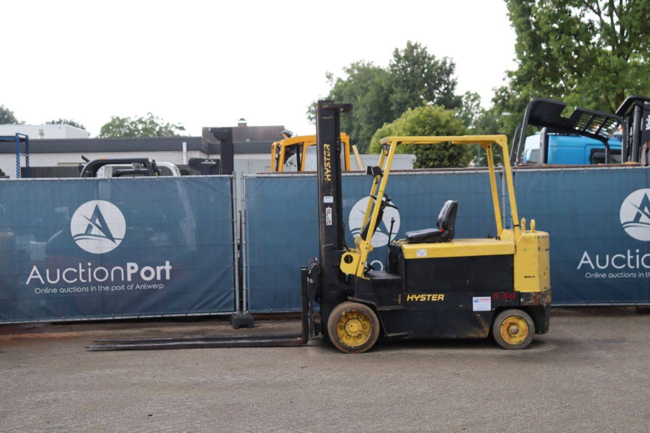 Heftruck Hyster E5.50XL Elektrisch 4840kg 4.05m 2000 veiling