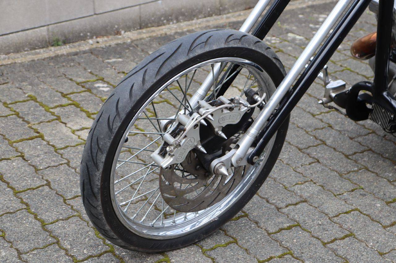 Motor Harley-Davidson Custom Chopper FXR High-Neck & Hard-Tail Benzine ...