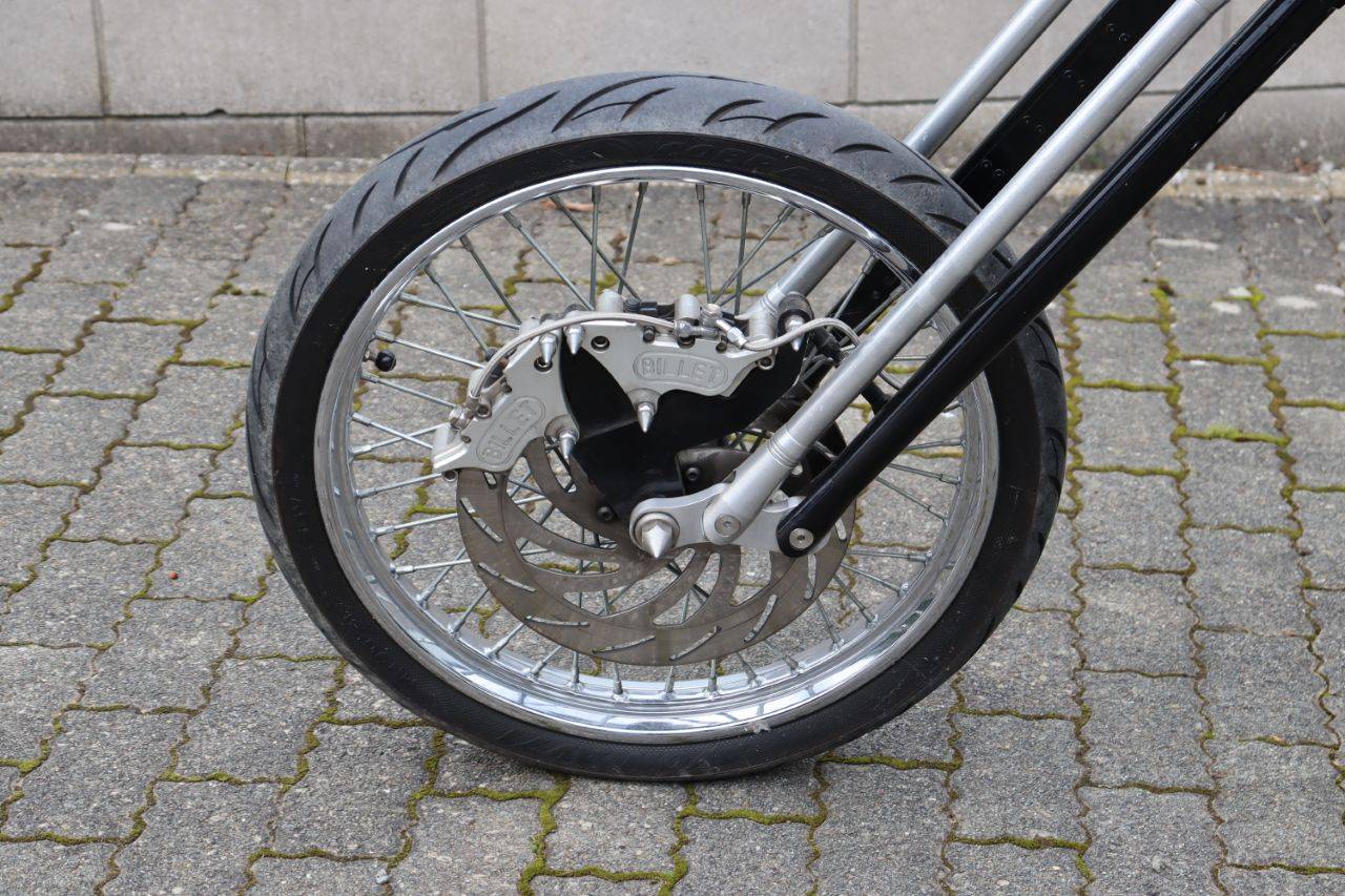Motor Harley-Davidson Custom Chopper FXR High-Neck & Hard-Tail Benzine ...